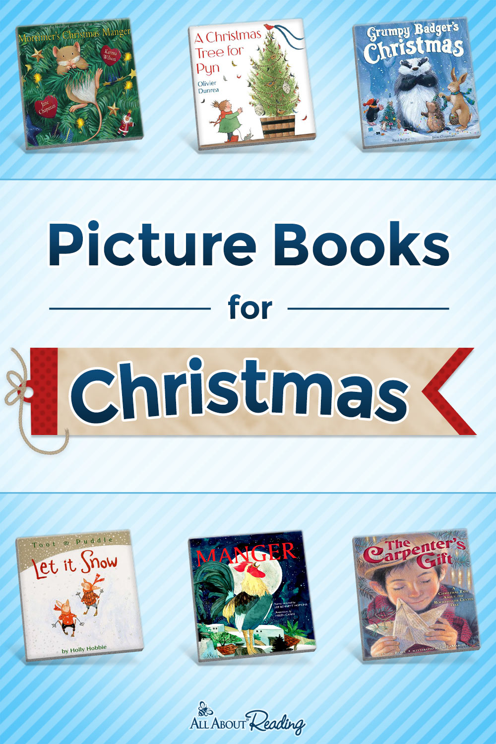 Favorite Picture Books for Christmas + Free Library List