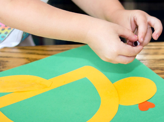 Printable Letter D Craft - D is for Duck (FREE Download)