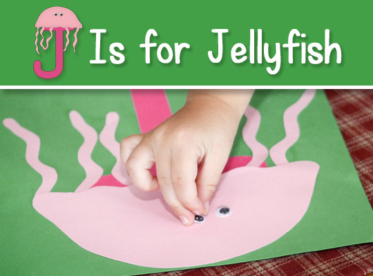 Printable Letter J Craft - J is for Jellyfish (FREE Download)
