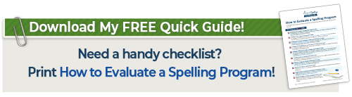 How to Find a Spelling Program that Works (+ FREE Printable Checklist)