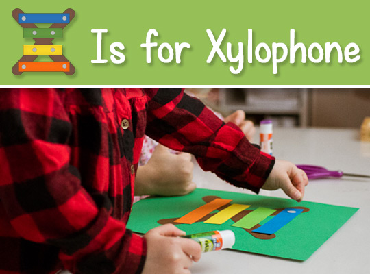 Printable Letter X Craft - X Is for Xylophone