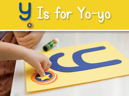 Printable Letter Y Craft - Y Is for Yo-yo