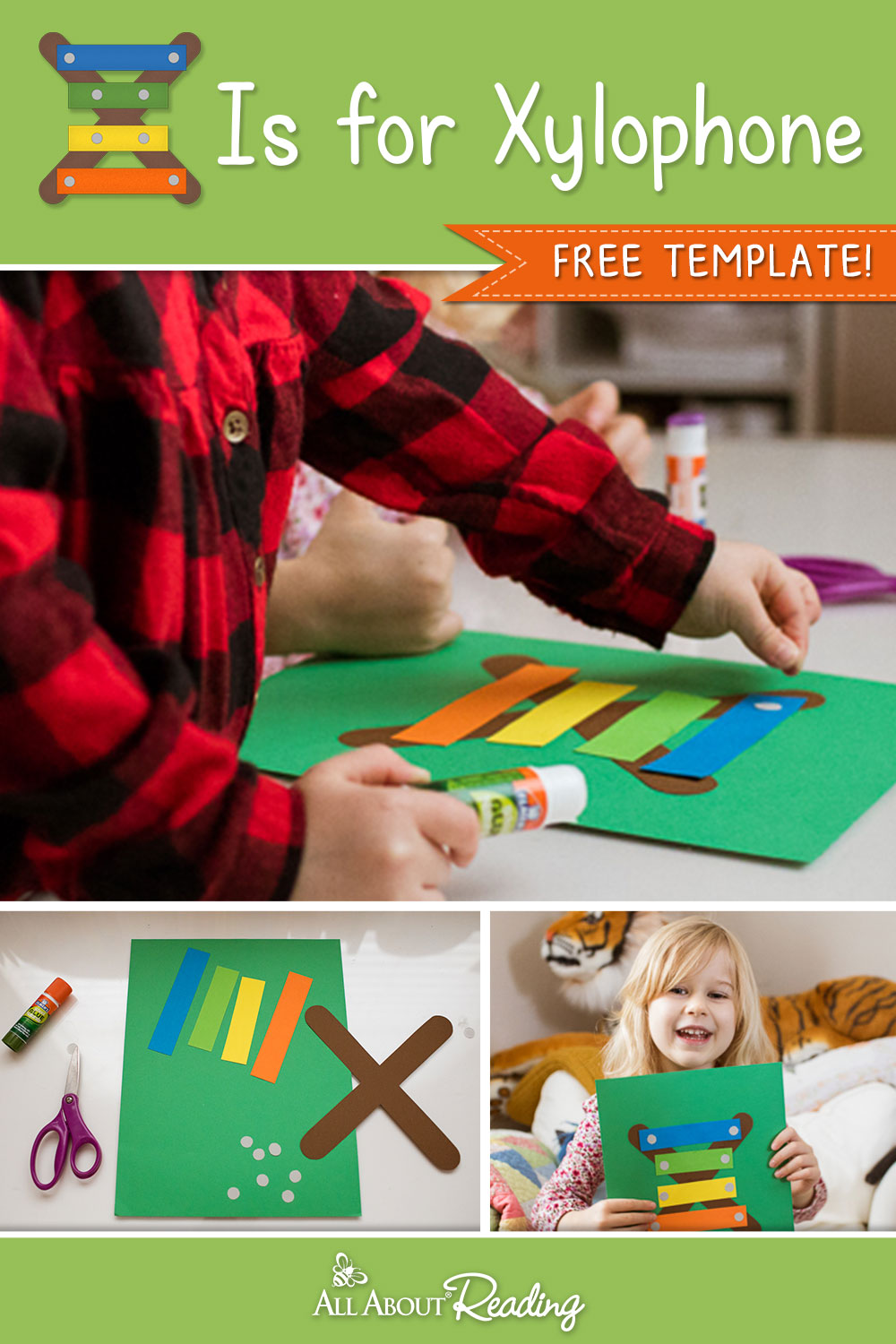 Printable Letter X Craft - X Is for Xylophone