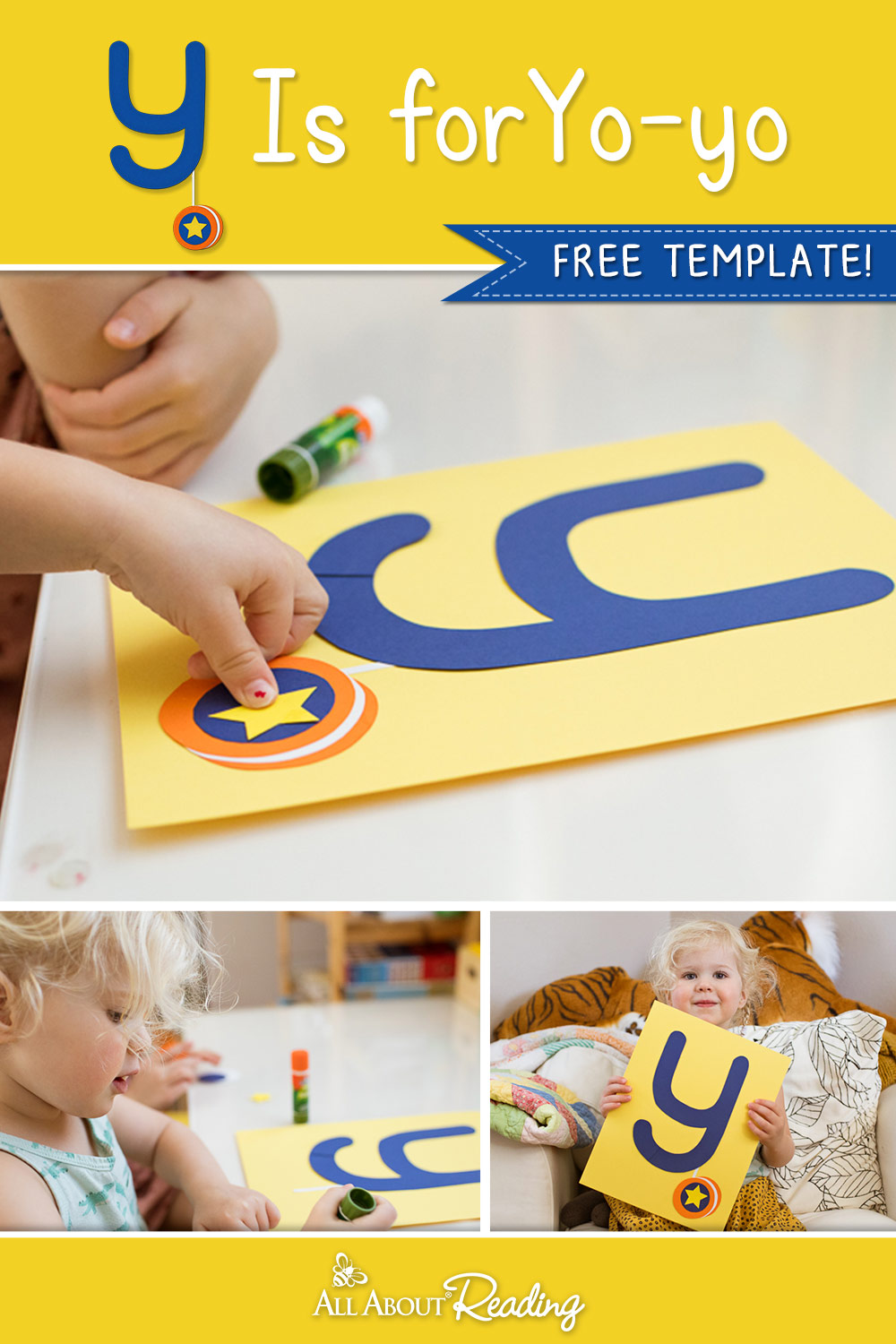 Printable Letter Y Craft - Y Is for Yo-yo