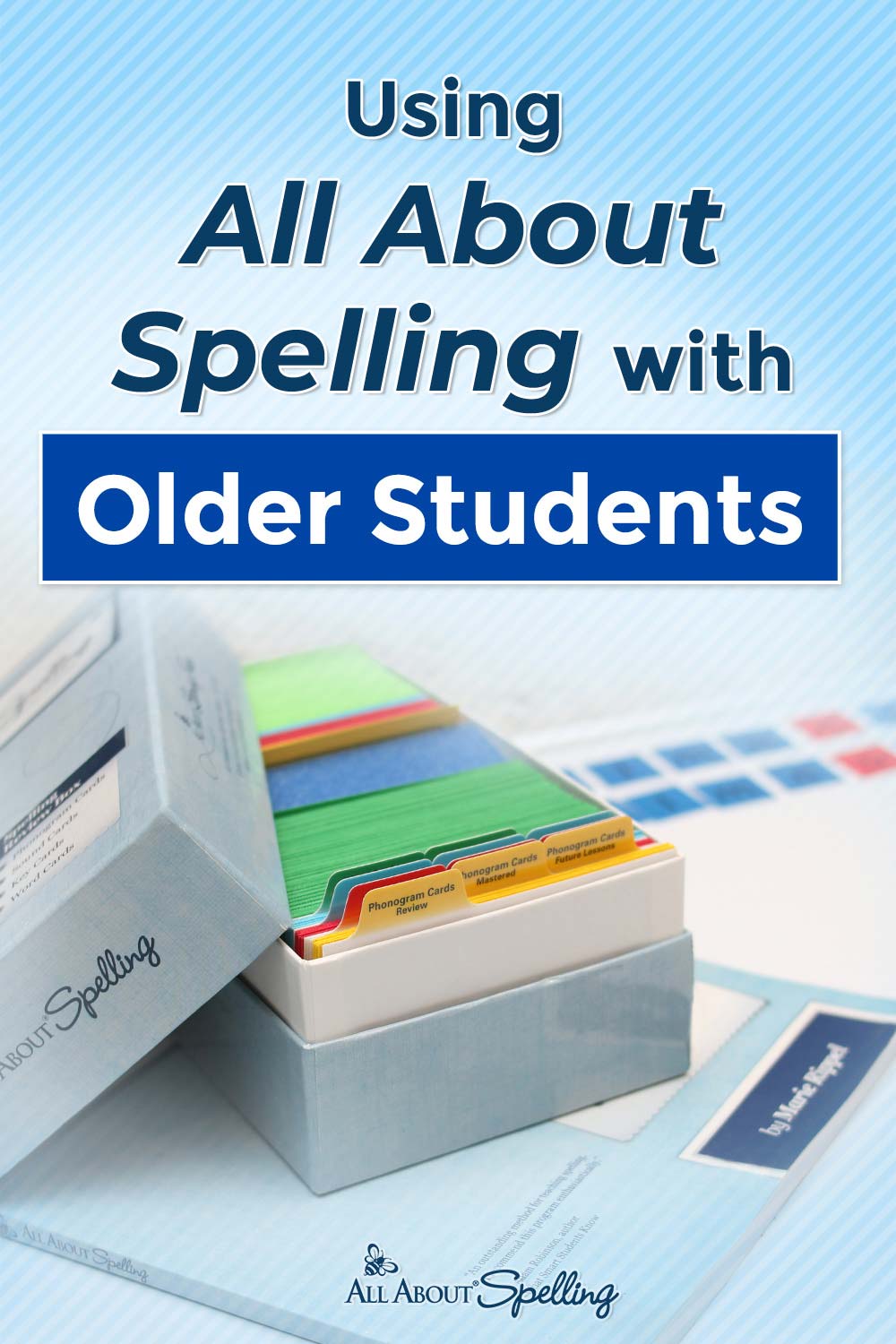 Using All About Spelling with Older Students (+ FREE Download)