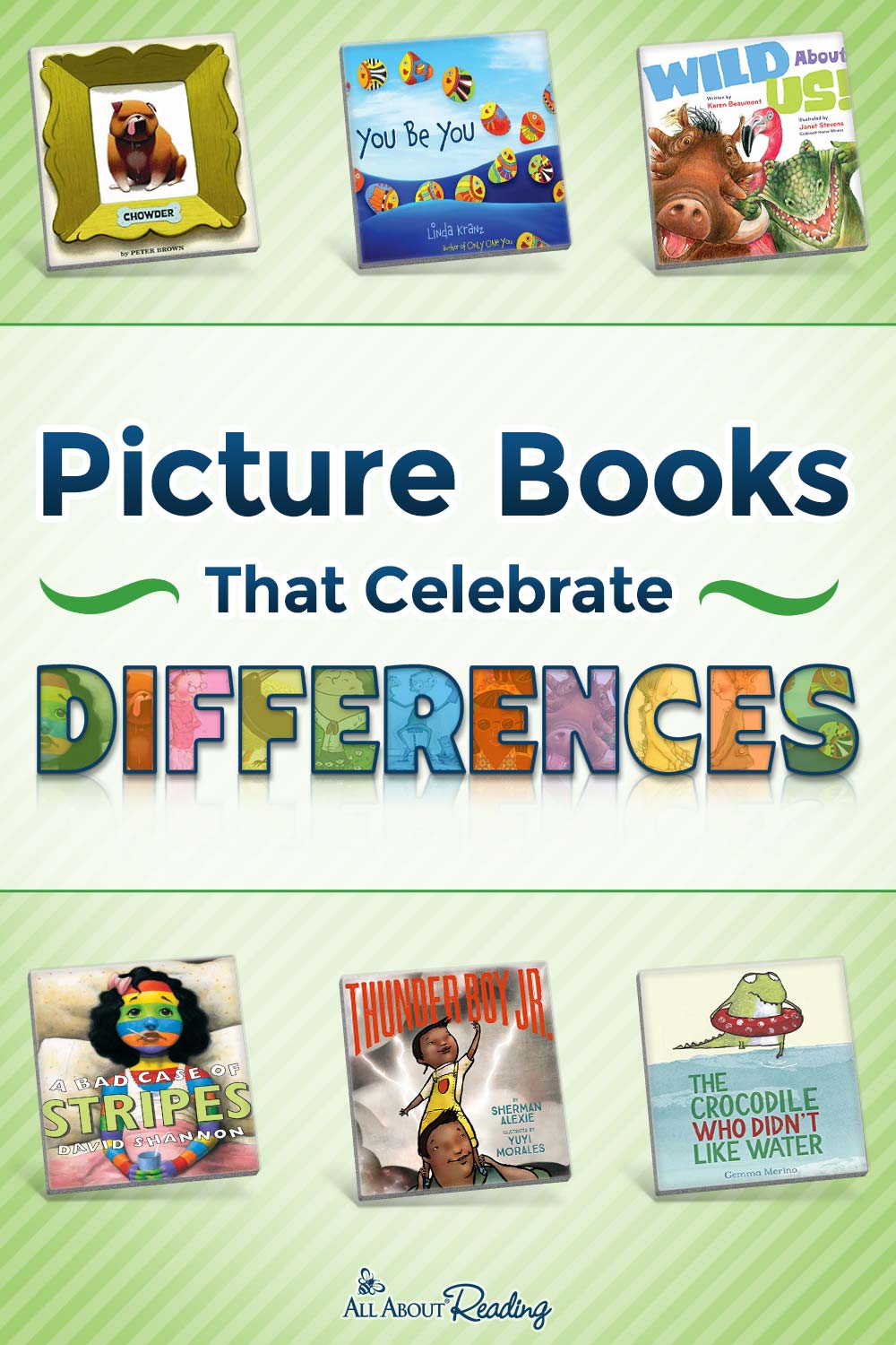 Picture Books that Celebrate Differences + FREE Library List!
