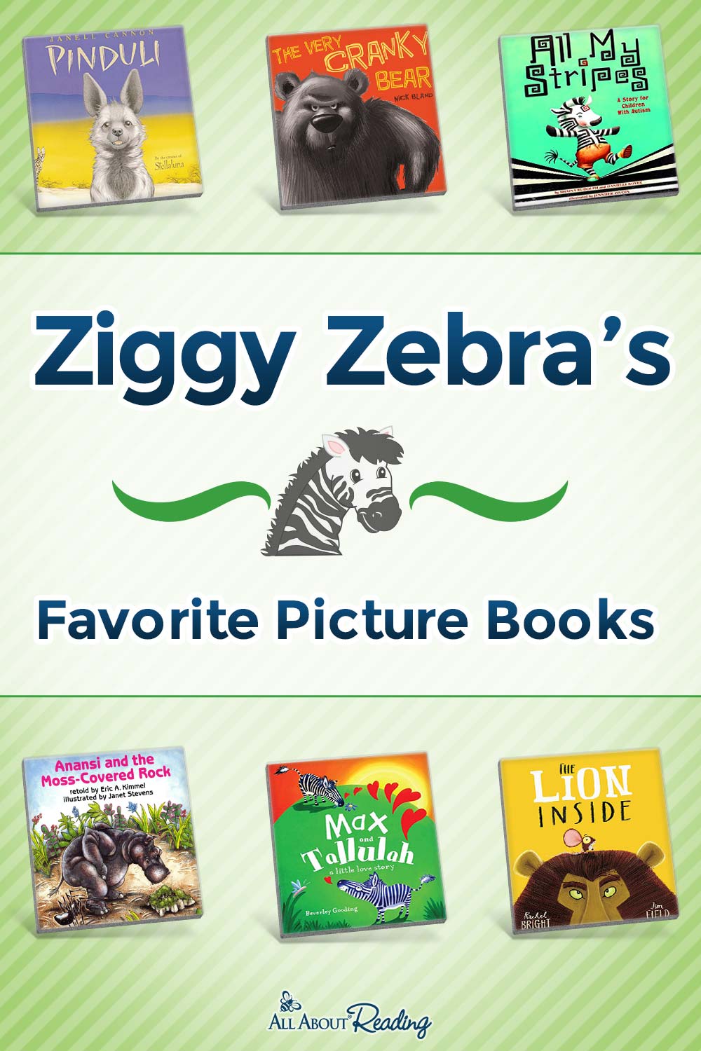 Ziggy's Favorite Zebra Picture Books + FREE Downloadable List