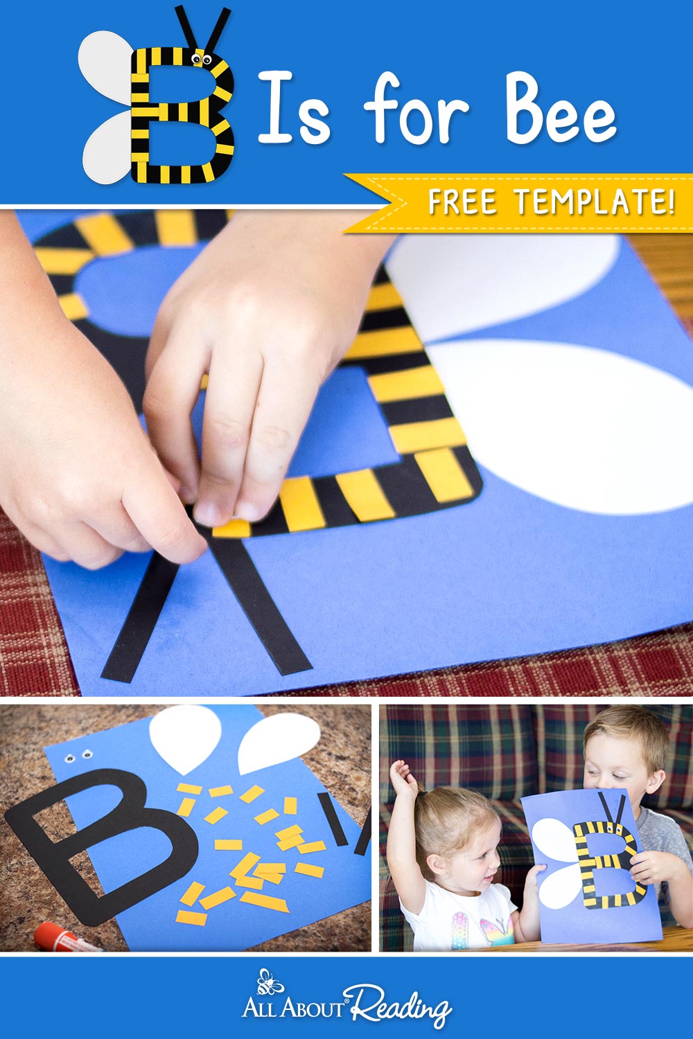 Printable Letter B Craft - B is for Bee